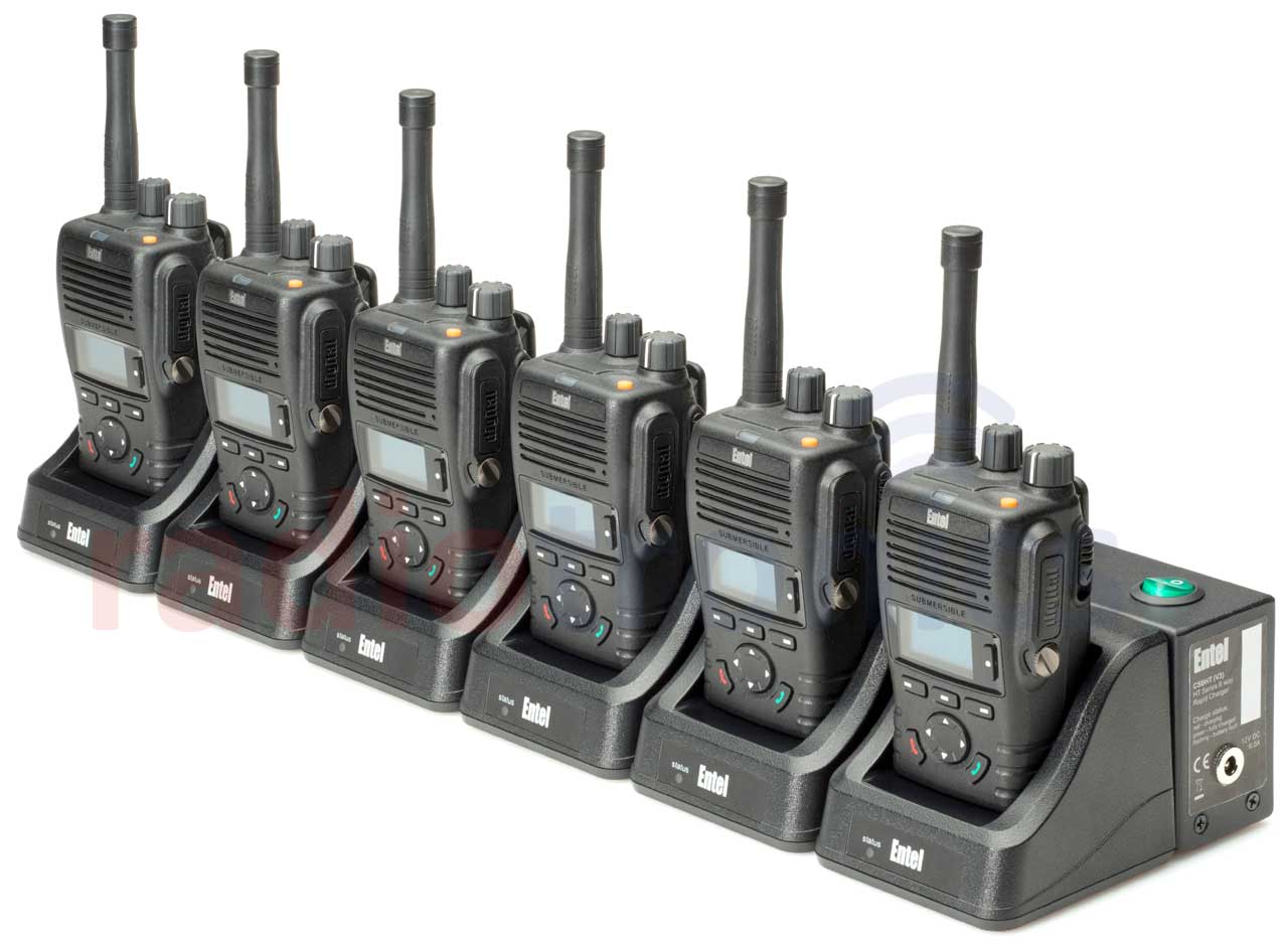 Entel CSBHX DX485U-CB 6 Way Charger - Radiotronics