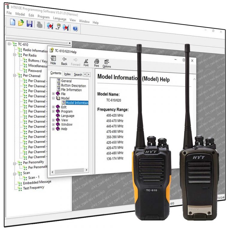 Hytera TC-610 & TC-620 Programming Software – Radiotronics
