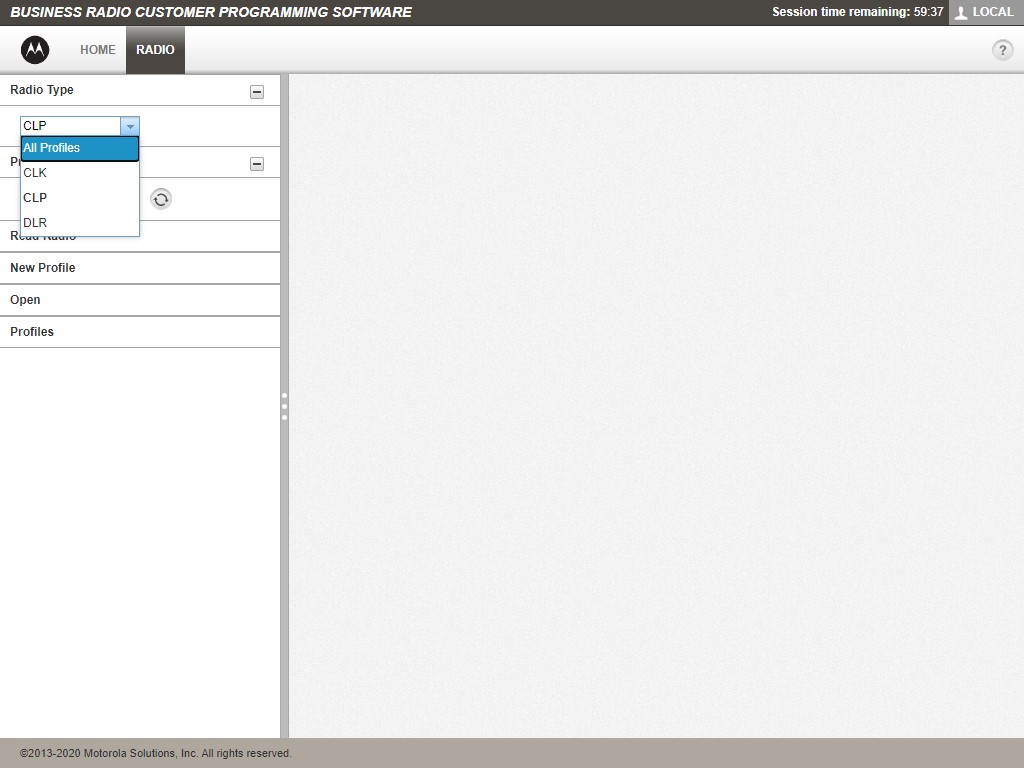 Motorola CLP107, CLP107e, CLP117 & DLR1060 Programming Software